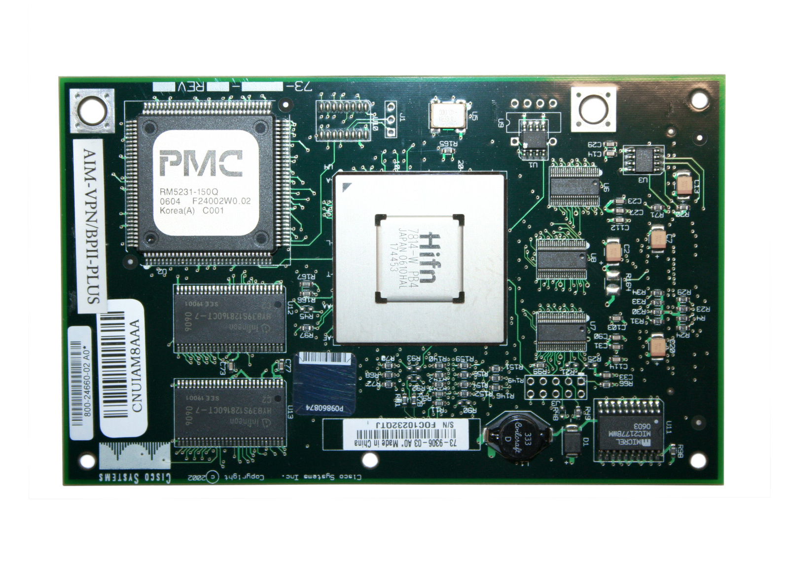 AIM-VPN/BPII-PLUS | Network devices \ ROUTERS \ CISCO \ EXPANSION CARDS ...