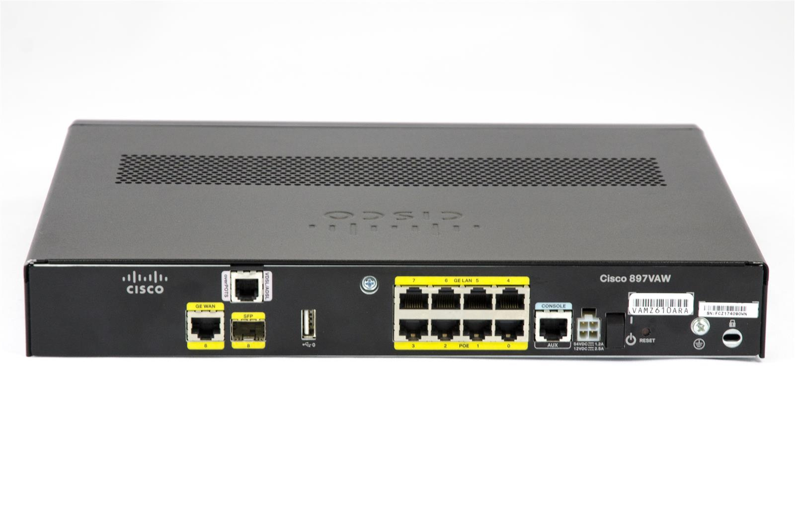 C897VAW-E-K9 | Network devices \ ROUTERS \ CISCO \ ISR \ 800 | Comel-IT ...