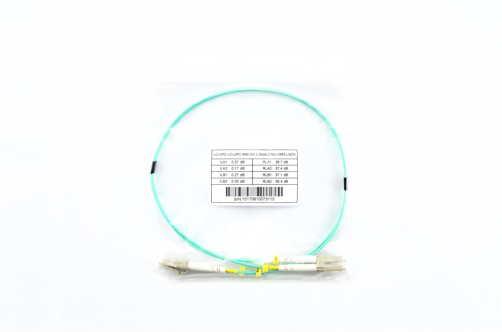 LCLC-MM-OM4-1M OM4 \ 1m | Fibers \ PATCHCORDS \ Multimode \ LC-LC ...