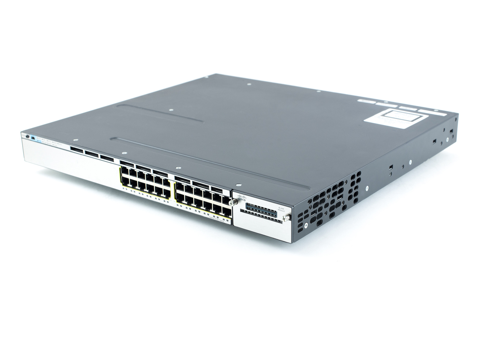 WS-C3750X-24T-E Switch Cisco Catalyst 3750X STACK IP Services \ 24 ...
