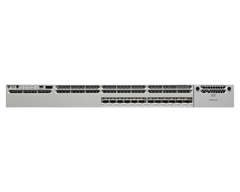 WS-C3850-12XS-S Switch Cisco Catalyst 3850 SFP+ IP Base \ 12 portów 10G ...