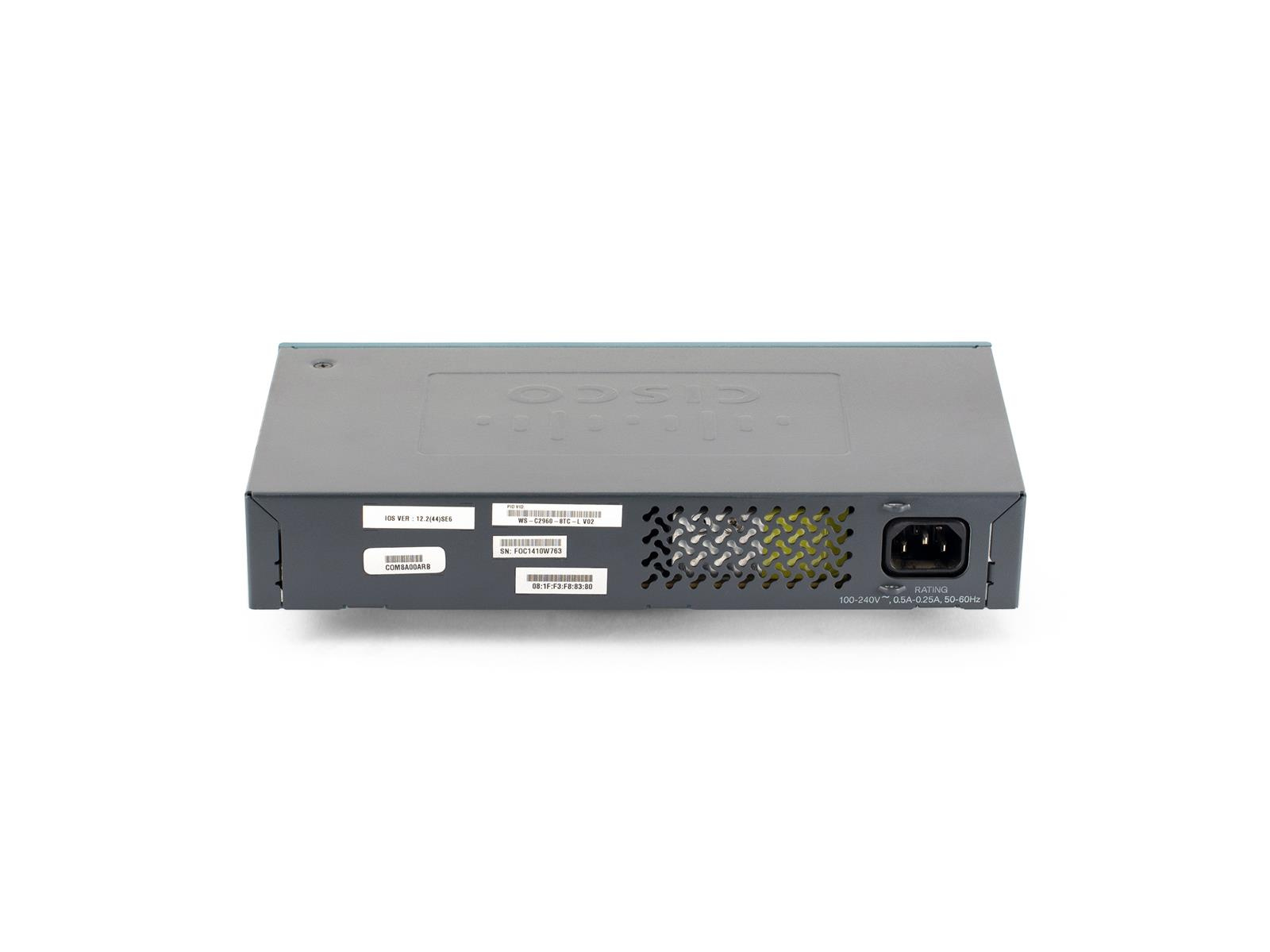 WS-C2960-8TC-L Switch Cisco Catalyst 2960 SFP | Network devices ...