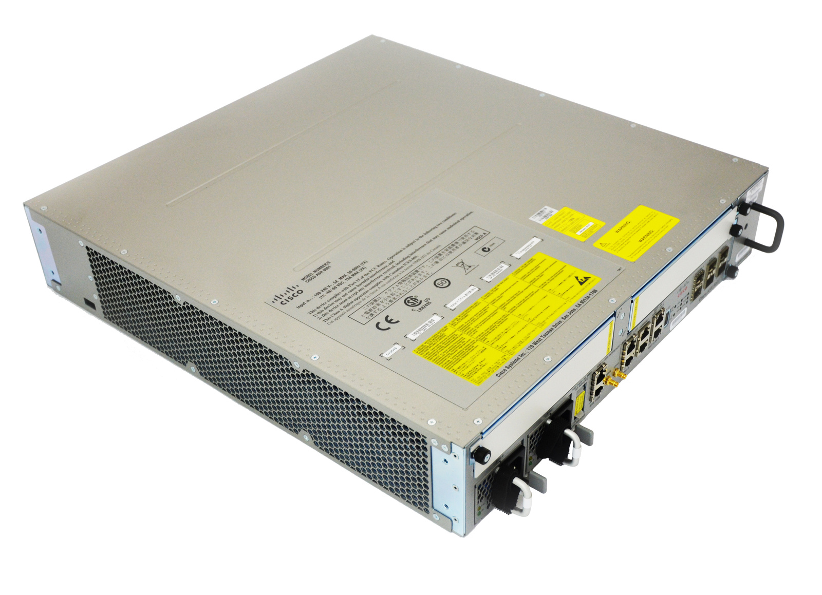 ASR-9001 - 4x 10G SFP+, 2x Zasilacz 750W AC, 2RU, 2x MPA, 240 Gbps, FIB 4M, Cisco ASR 9001 ...