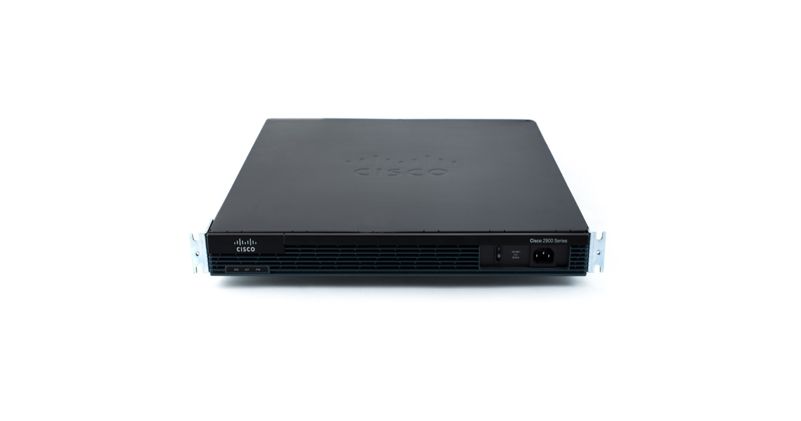 CISCO2901/K9 - 2x 1GE RJ45, 4 EHWIC, 2x DSP, 256MB CF, 512MB DRAM, opr ...