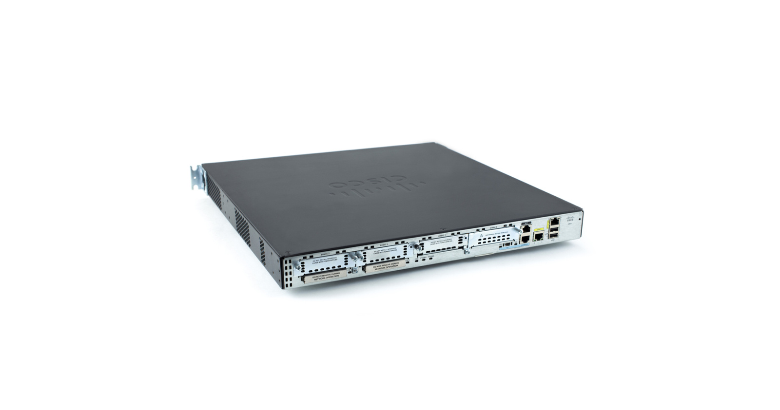 CISCO2901/K9 - 2x 1GE RJ45, 4 EHWIC, 2x DSP, 256MB CF, 512MB DRAM, opr ...