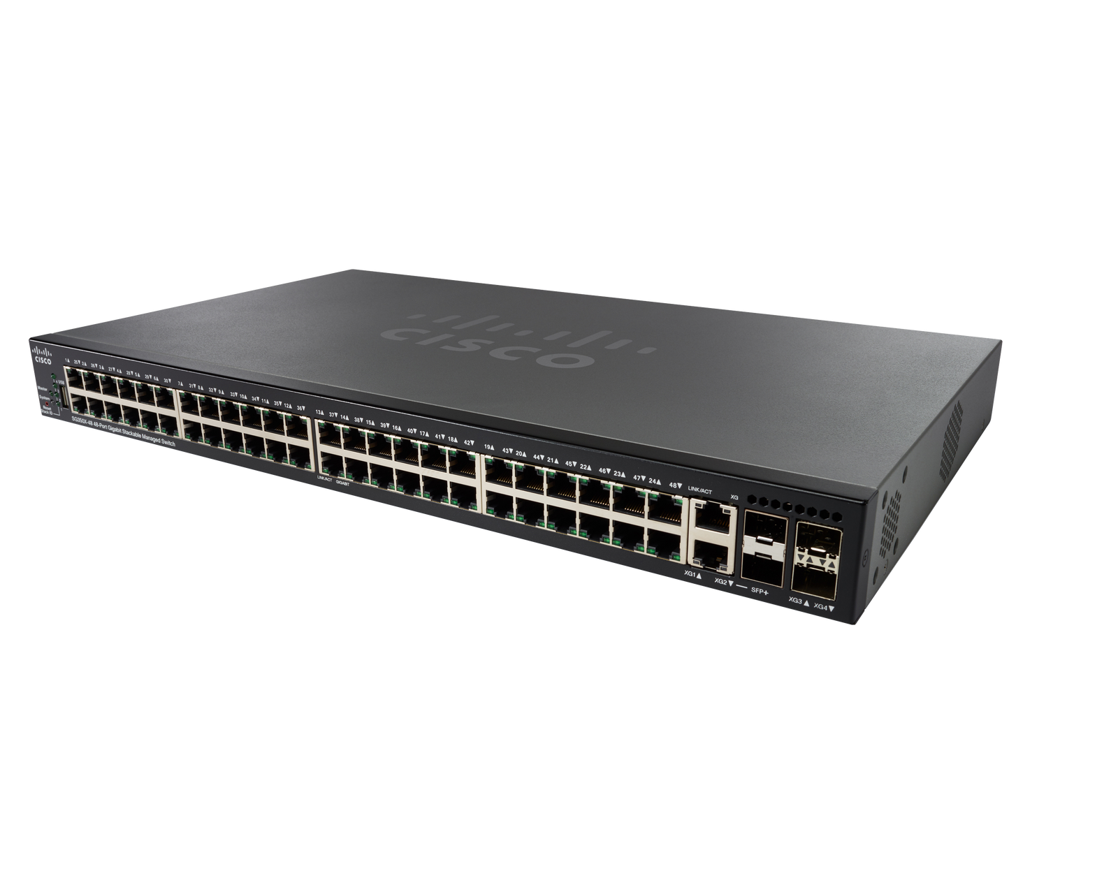 SG350X-48P-K9-EU - Switch Cisco SMB SG350X-48, 48x 1GE PoE+ [382W], 2x ...
