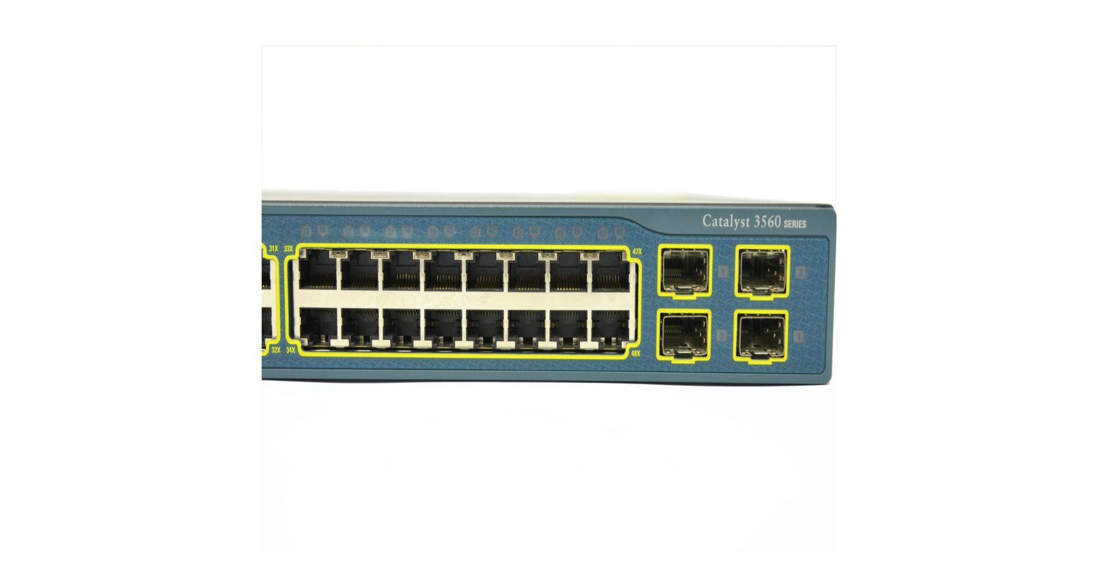WS-C3560-48TS-S - 48 10/100 + 4 SFP, IP Base, Cisco Catalyst 3560 ...