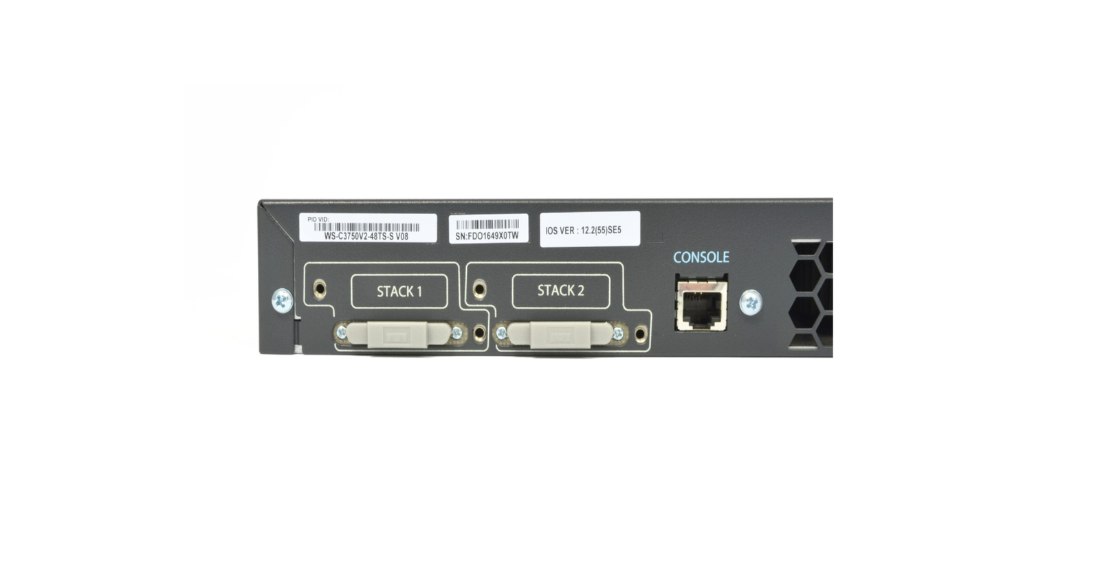 WS-C3750V2-48TS-S - 48 10/100 + 4 SFP, IP Base, Cisco Catalyst 3750V2 ...