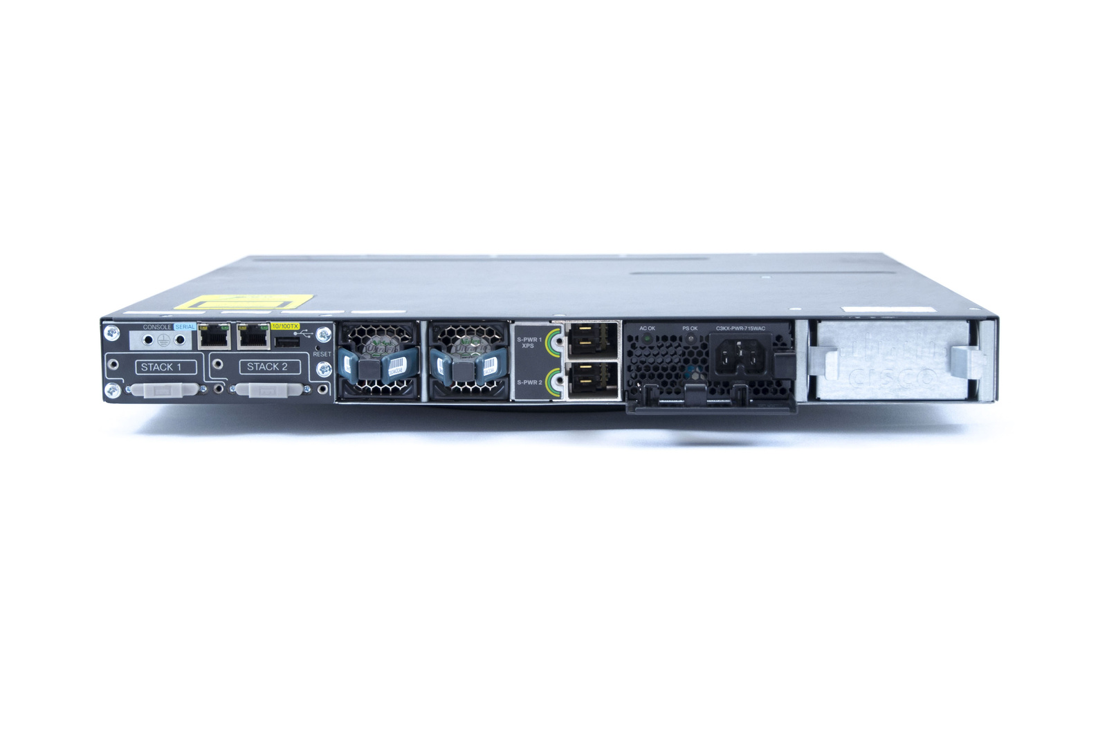 WS-C3750X-48P-L - 48x 1GE RJ45, PoE+ 435W 802.3at, Opcjonalny uplink 2x ...