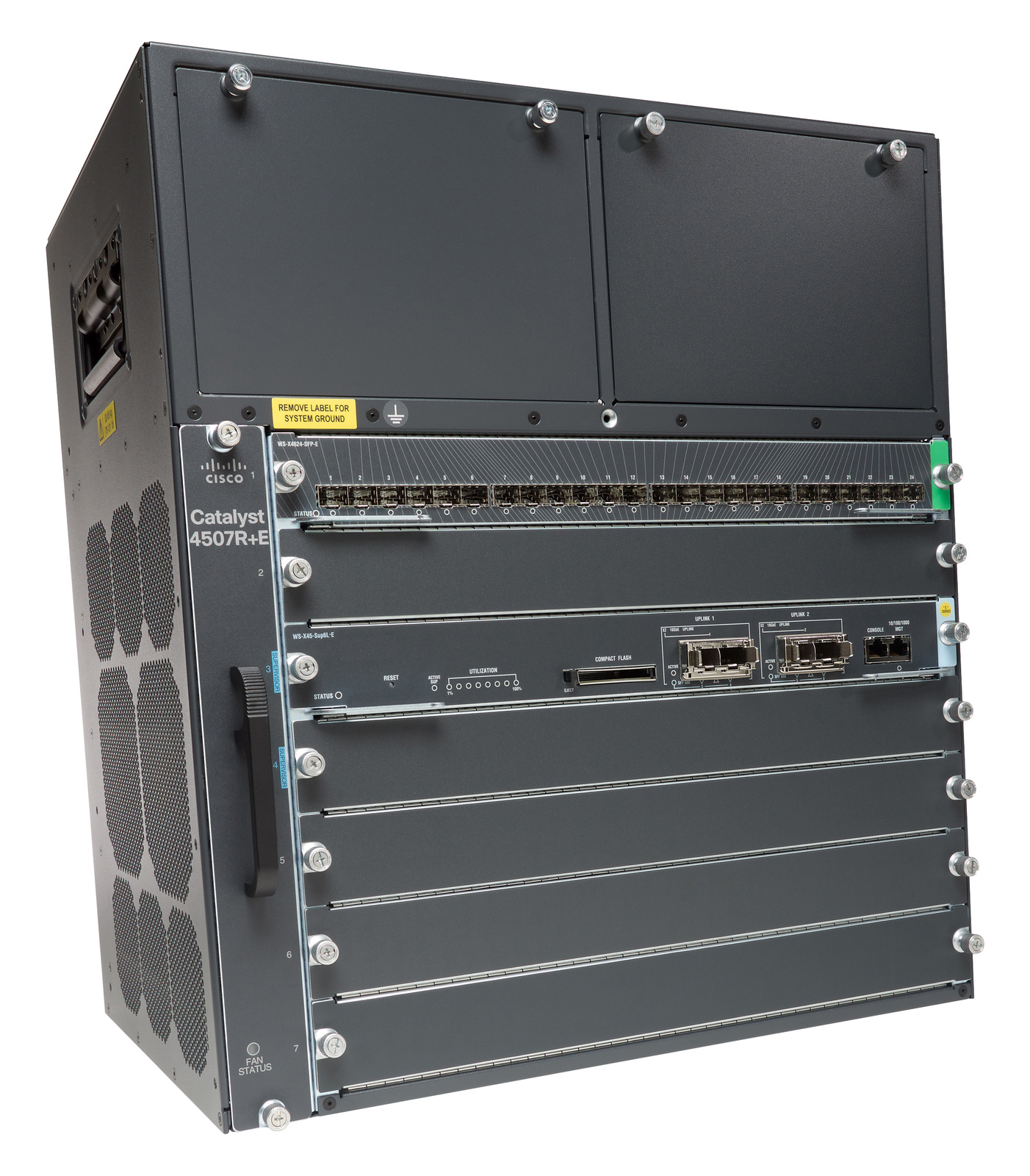 WS-C4507R+E - 4500E 7 slot chassis for 48Gbps/slot, fan, no ps, Cisco ...