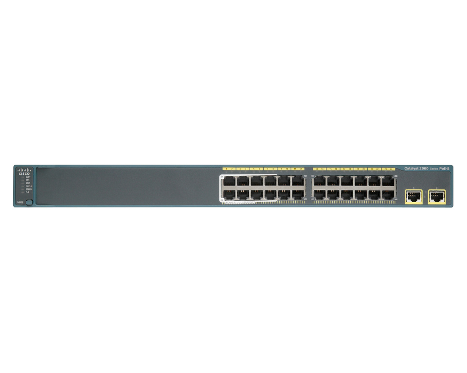 WS-C2960-24LT-L Switch Cisco Catalyst 2960 8 PoE | Comel-IT - Магазин