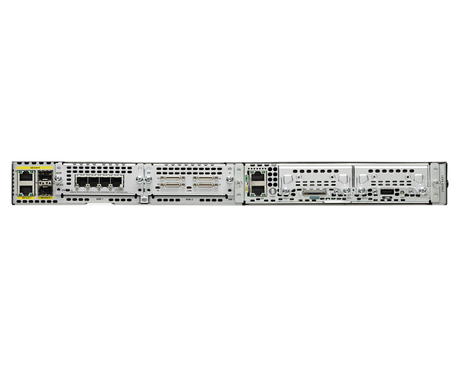 Роутер Cisco ISR 4331 (3GE, 2NIM, 1SM, 4G FLASH, 4G DRAM, IPB, SEC) | Comel-IT - Магазин